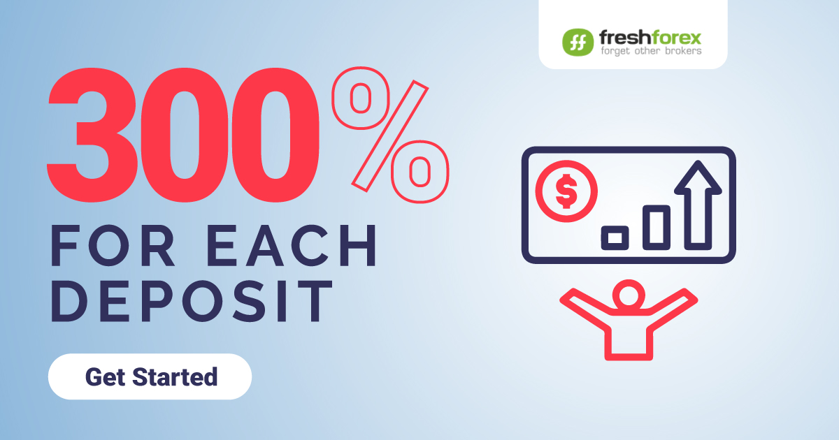 Get 300% Forex Deposit Bonus On every Deposit
