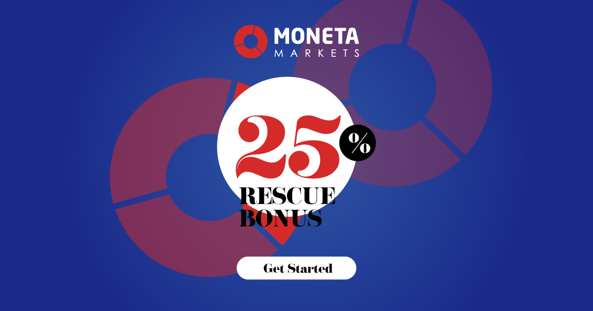 Forex Trading 25% Rescue Bonus by Moneta Markets